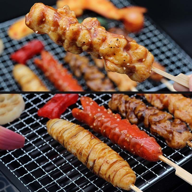 Fake Japanese Style Yakitori Artificial Chicken Skewers Model Simulated ...