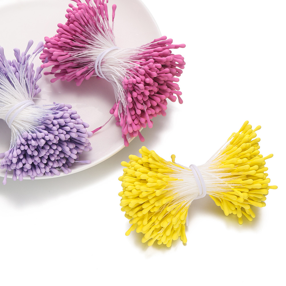 400pcs/Bundle Pearl Stamen Artificial Flower Stamens DIY Bouquet ...