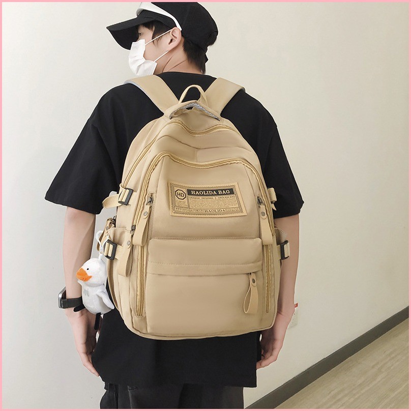 Trendy Backpack Female Autumn Winter Simple Travel Computer Backpack ...