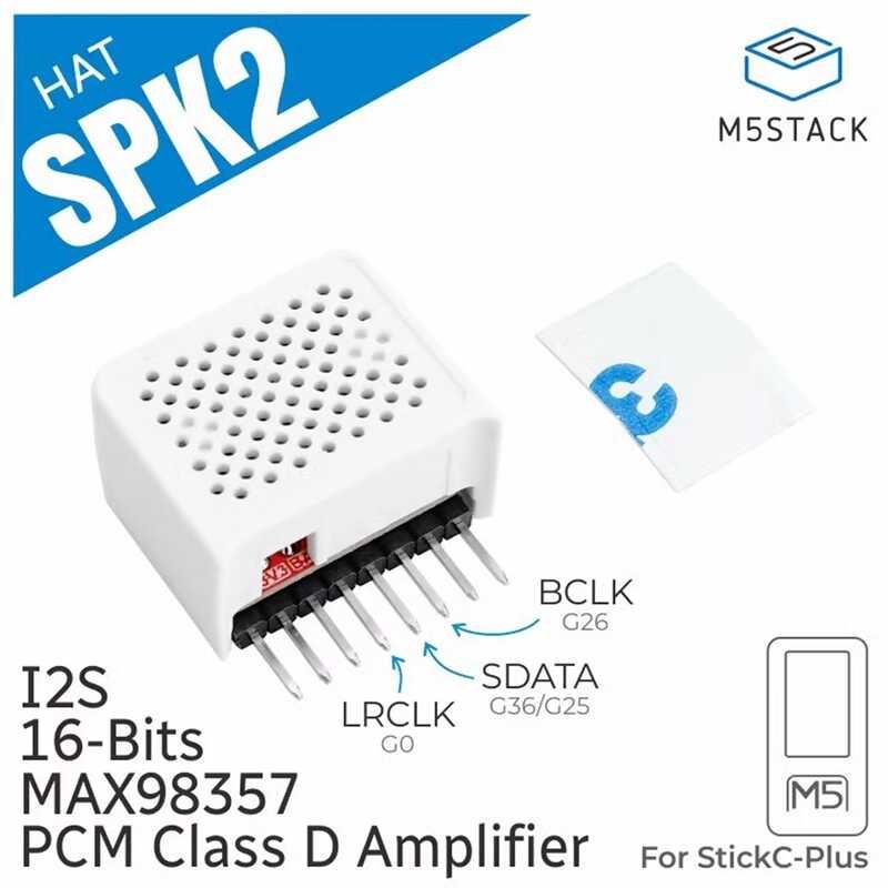M5stickc M5stack PLUS Loudspeaker Built In Max98357 I2s Power Amplifier ...