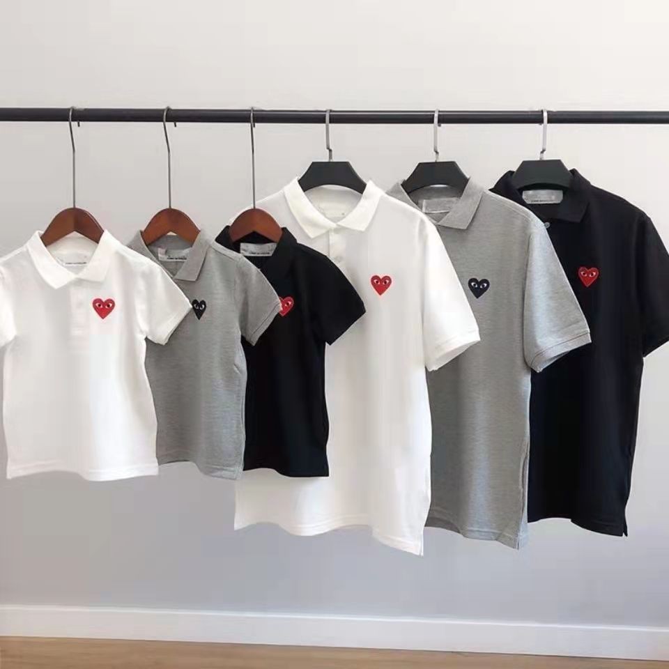 Comme Des Garcons PLAY CDG Men And Women Children T-shirt Kawakura Polo ...