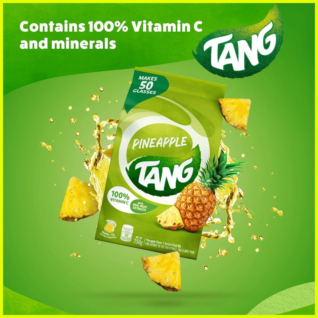 Tang Instant Drink Mix - Pineapple Flavor 250g (Set of 3) | Shopee ...