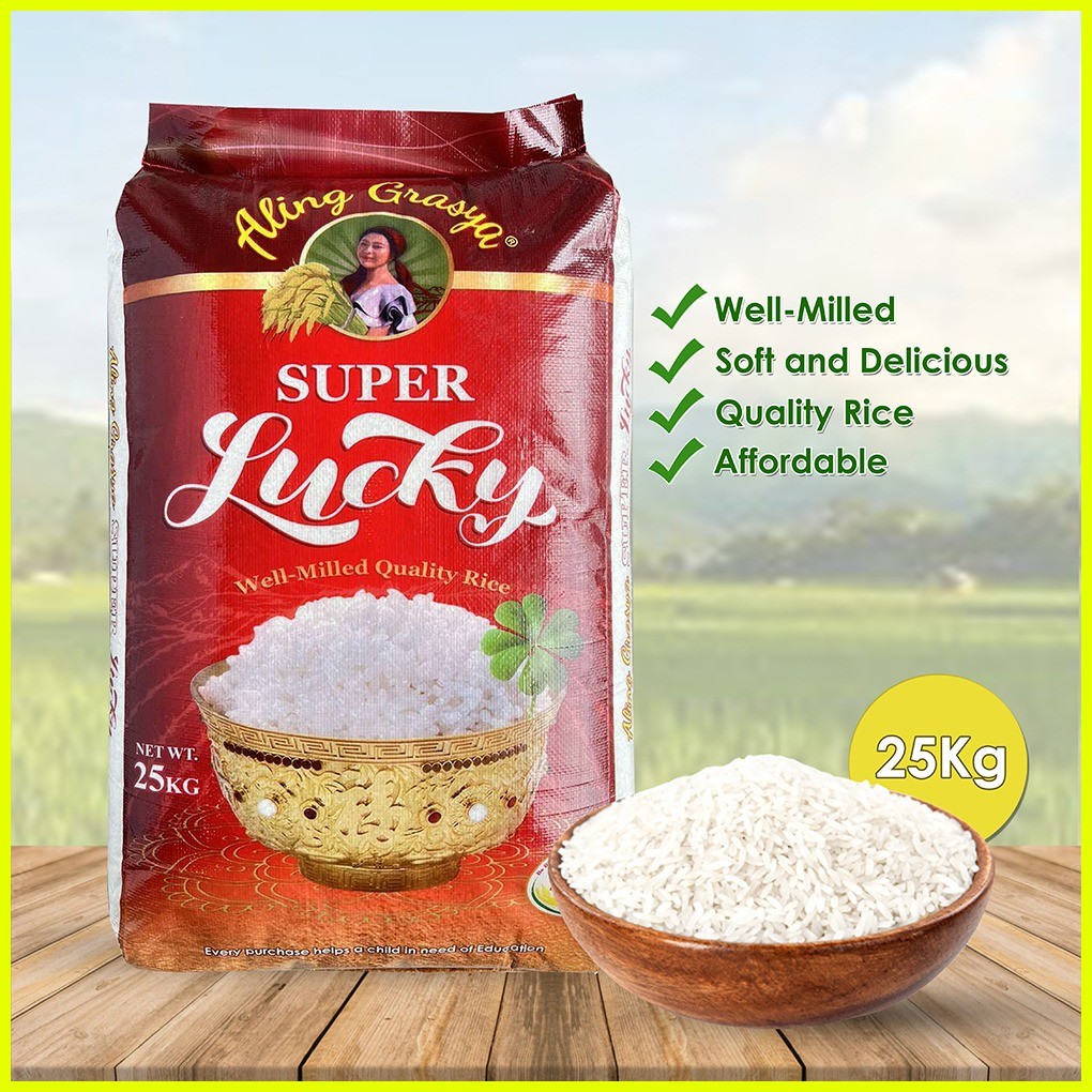 ∆ Aling Grasya Super Lucky Well-Milled Rice 25KG | Shopee Philippines