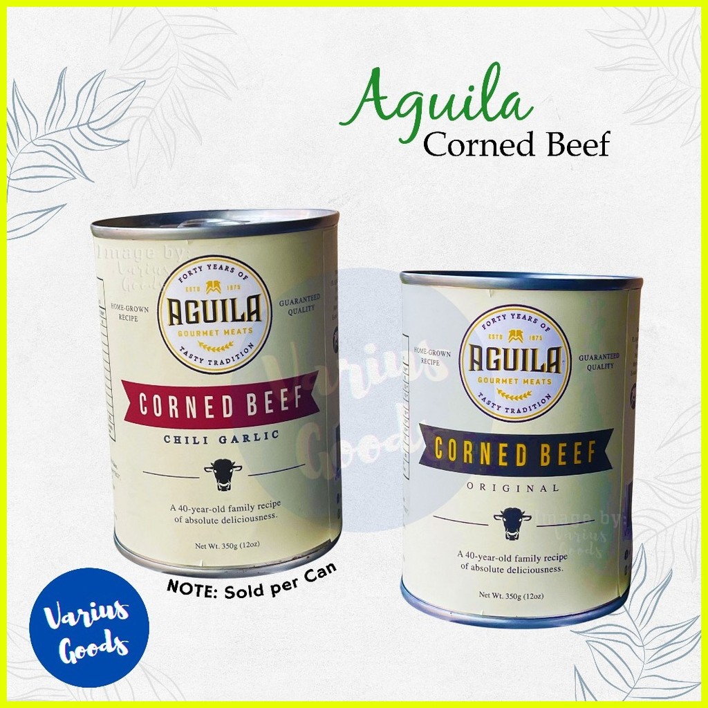Aguila Premium Corned Beef in Can 350 grams Canned Corned Beef Halal ...