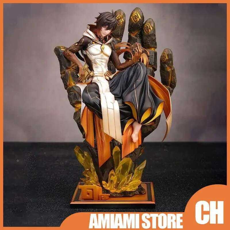 Genshin Impact Figure 26Cm Morax Zhongli Cartoon Anime Figures Model ...