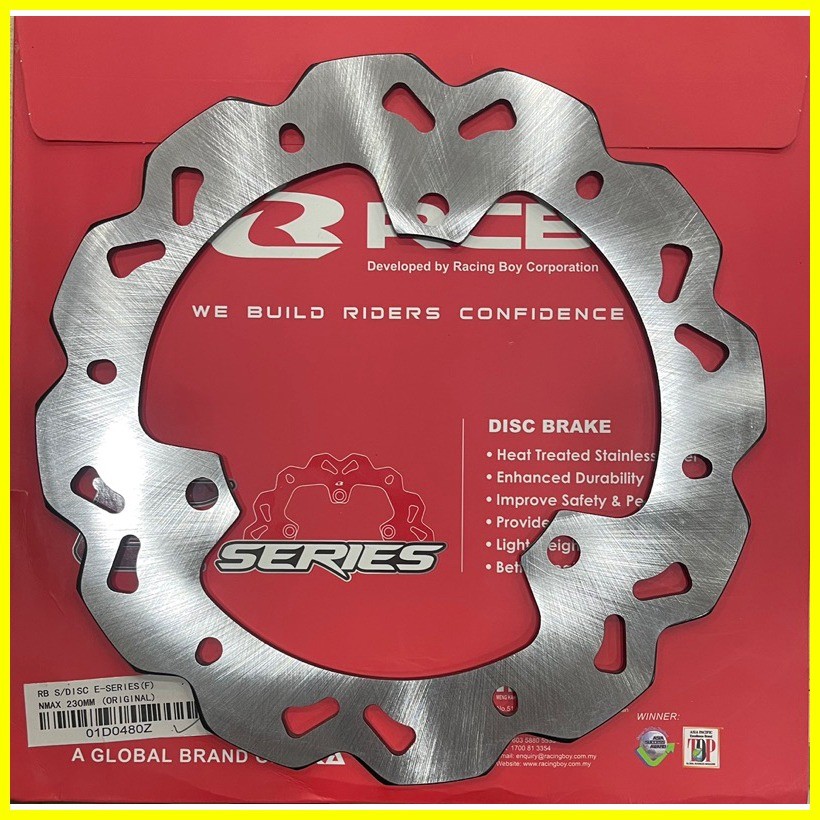 RCB Racing Boy NMAX 155 /NVX 155 /AEROX 155 v1& v2 E-SERIES FRONT Brake Disc 230MM ** size PNP ...