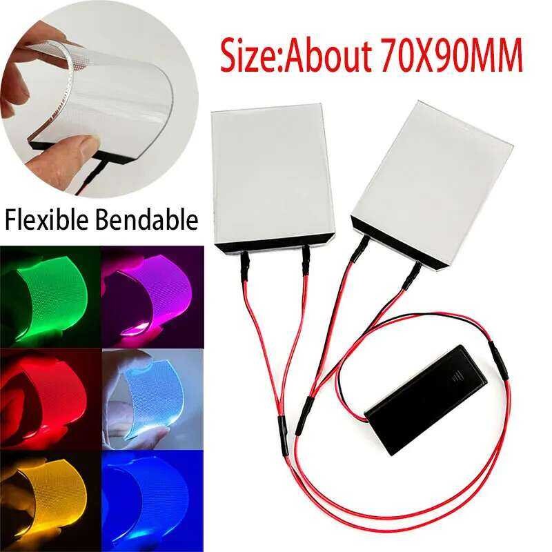 70X90mm DIY Mask Eye Lights Cosplay Modified Props Bendable Flexible ...