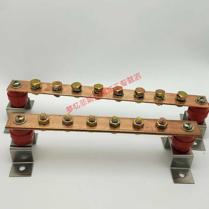 Bus bar grounding tin plated zinc nickel machine room copper busbar ...