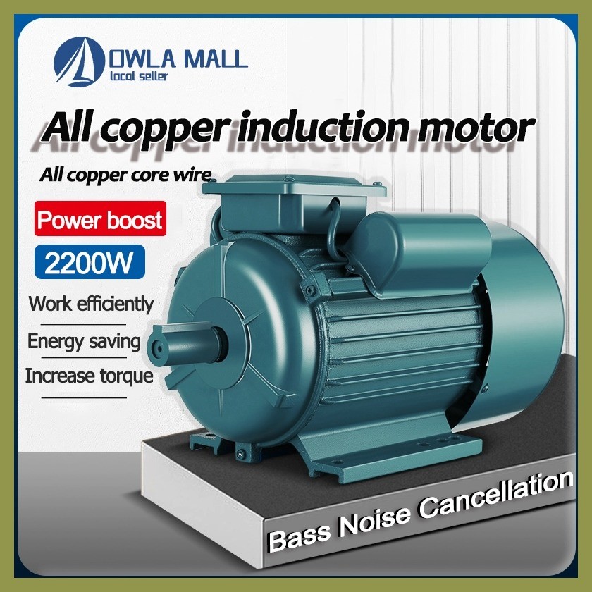 ↙ ∧ Electric Motor 3HP (ALL COPPER) Induction Motor 220V Single Phase ...