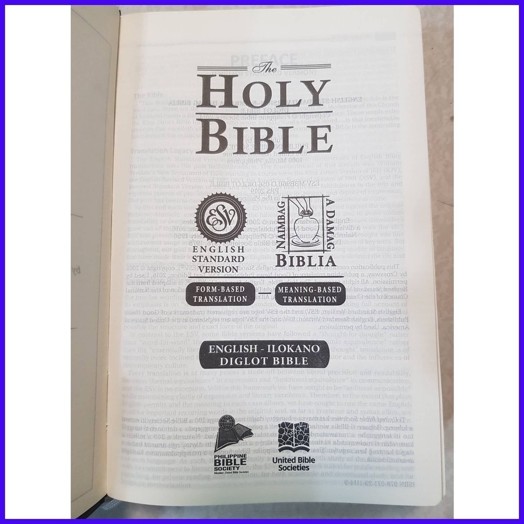 ♒ ☫ The Holy Bible: Diglot Eng- Ilocano (English Standard Ver./Naimbag ...