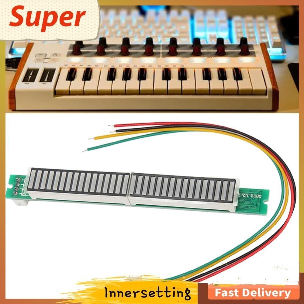 ˇ [innersetting.my] Mono 32 Bit MIC Sound Control Level Indicator LED ...