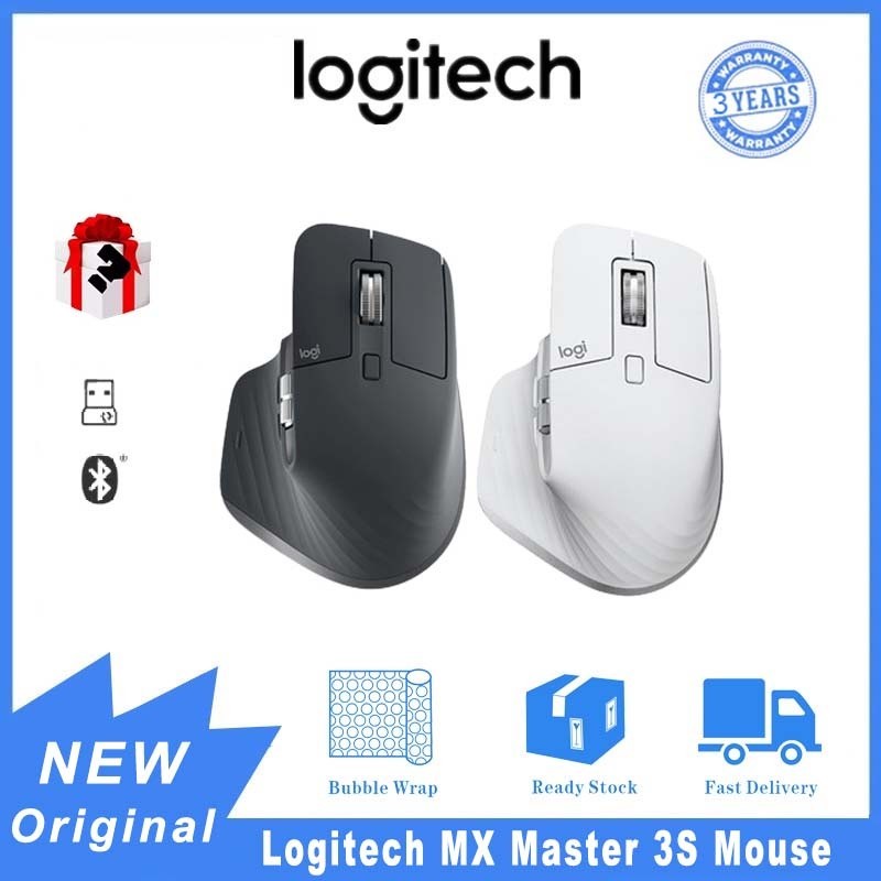 【3-Year Warranty】Logitech MX Master 3S Wireless Performance Mouse with Ultra-fast Scrolling ...