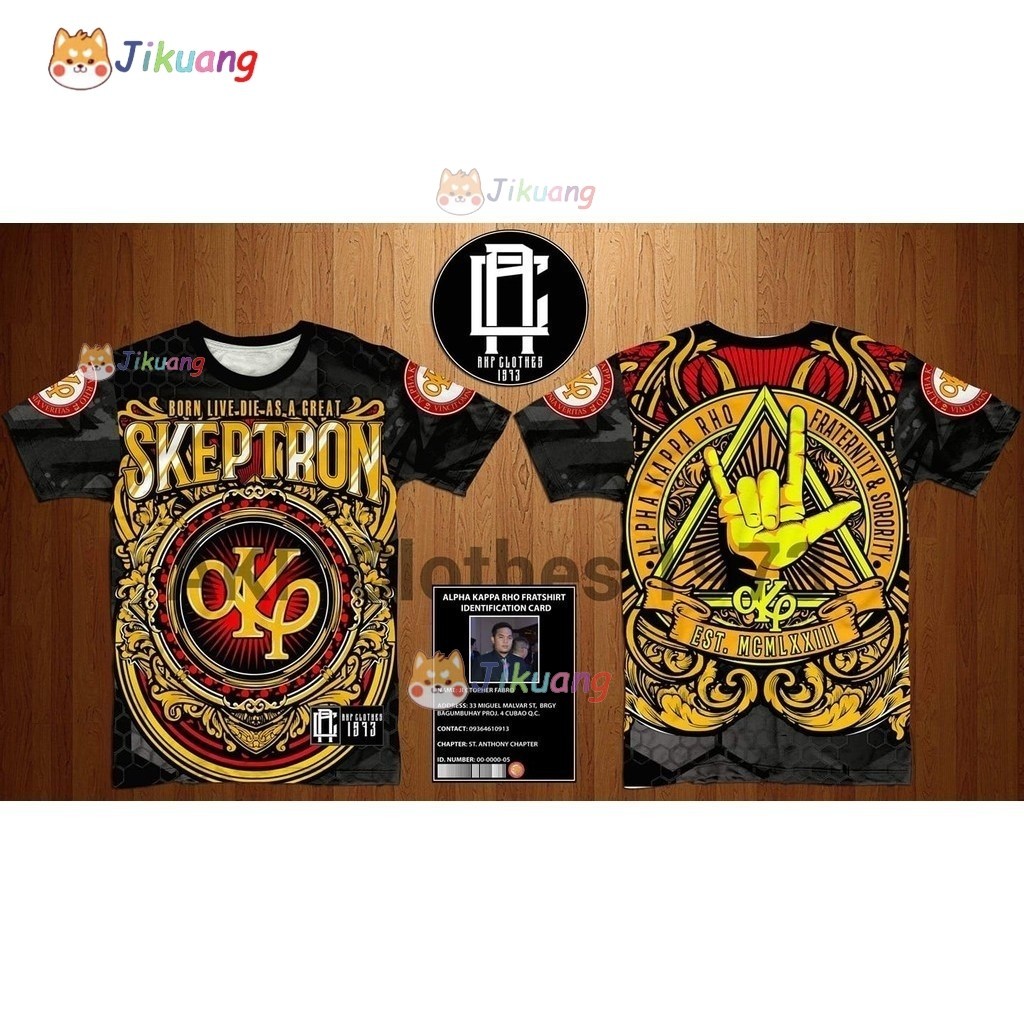 2025 AKP 51st Anniversary Alpha Kappa Rho Full Sublimation T-Shirt Frat ...