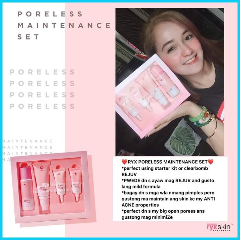☪ Ryx Skincerity Poreless Maintenance Kit | Shopee Philippines