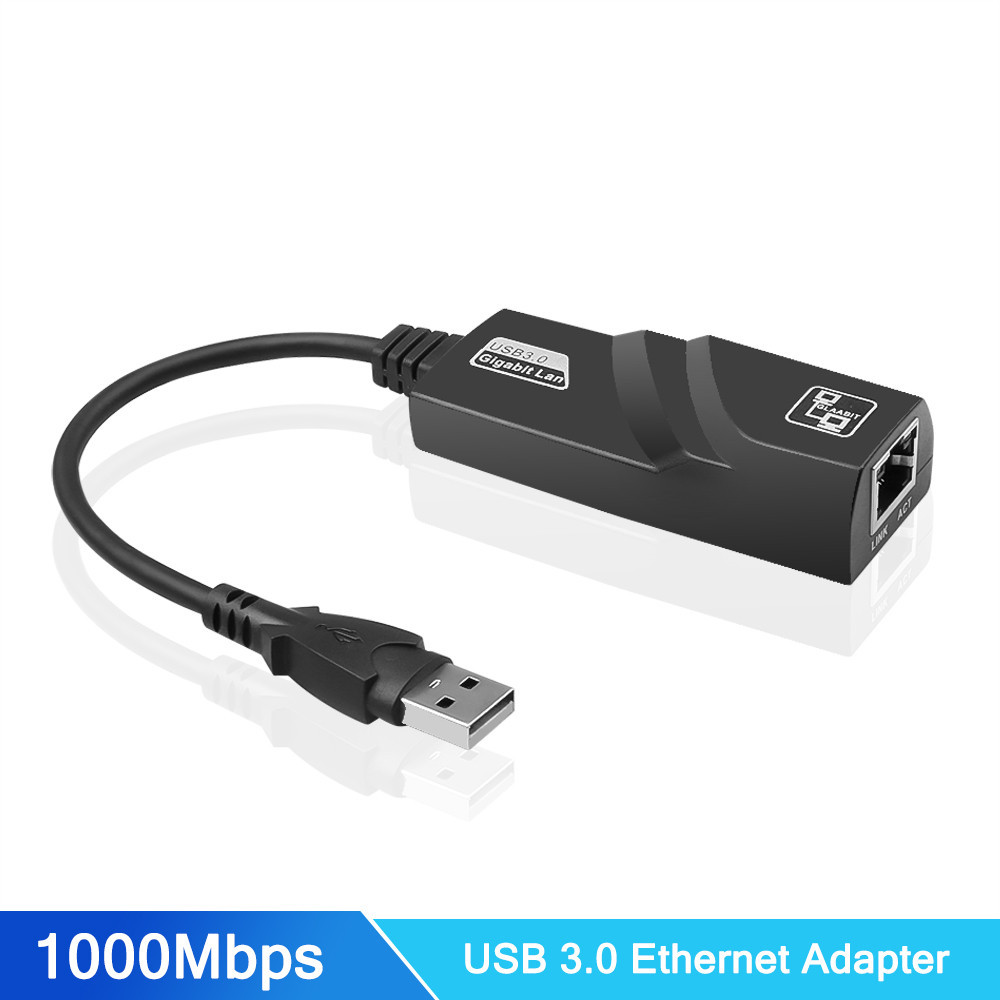 BENOSEM 100/1000Mbps USB 3.0 Wired Network Card USB to RJ45 Type C to ...