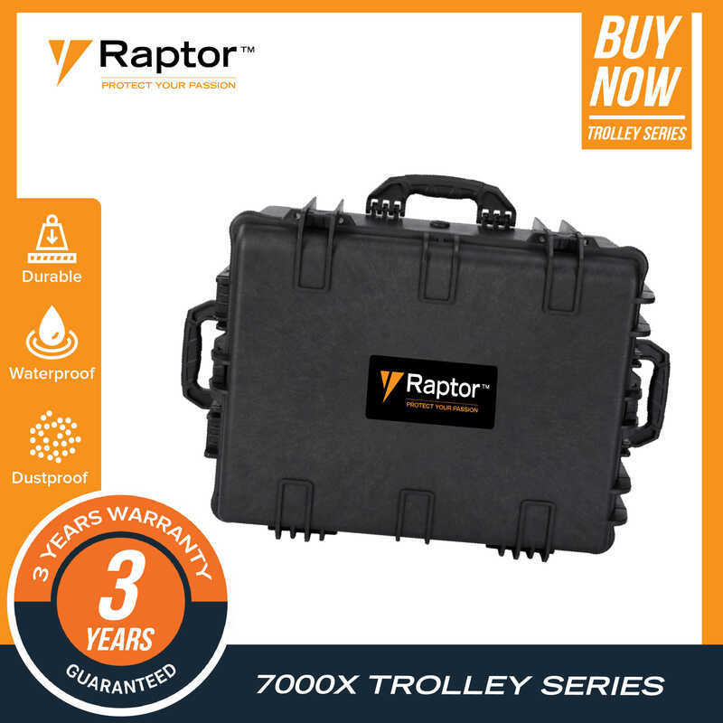 Raptor Case Extreme Trolley 7000x para sa Medical Equipment ...