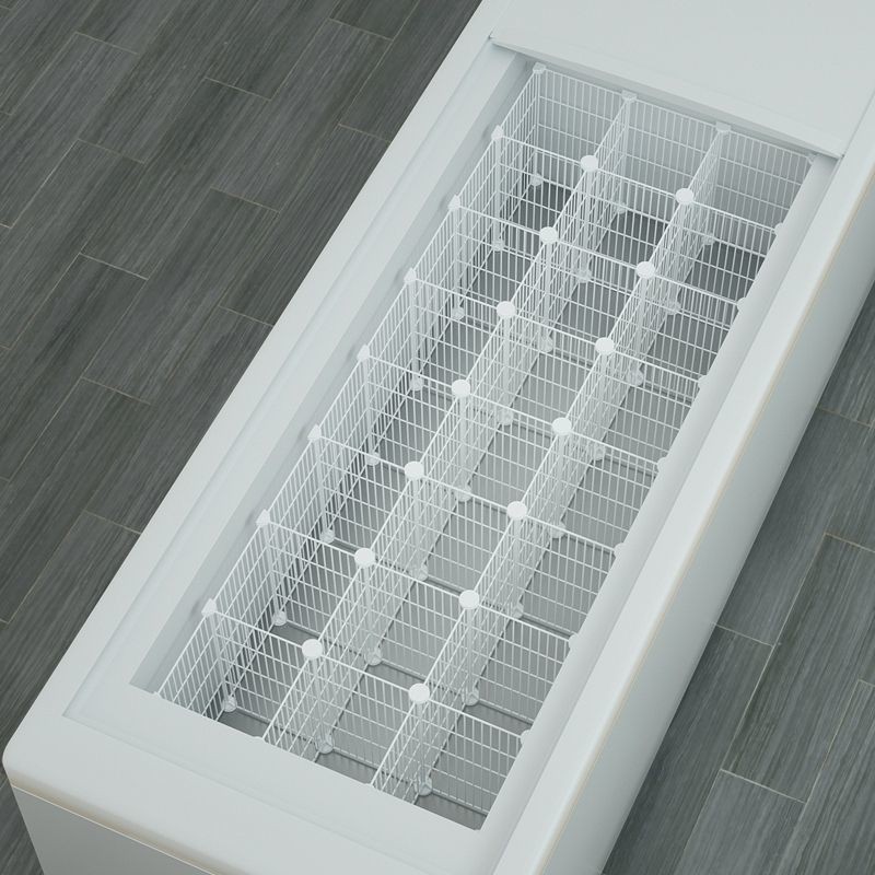 Ice Cream Cabinet Partition Partition 35-point Grid Network Dense Net ...