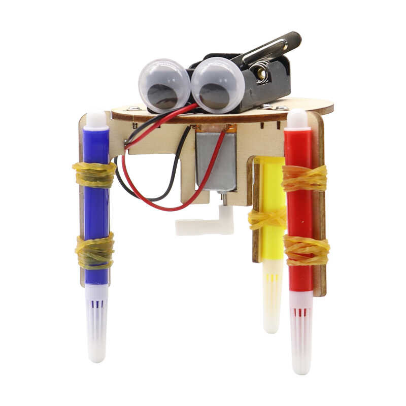 Machine drawing animation vibration, robot graffiti, DIY manual ...