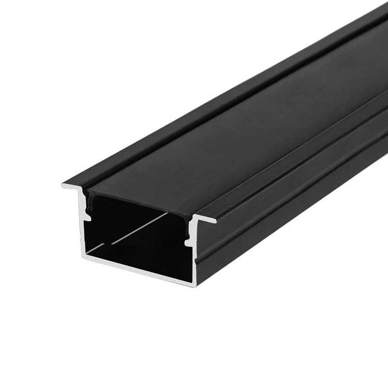LED black U-shaped non main light linear light groove concealed ...