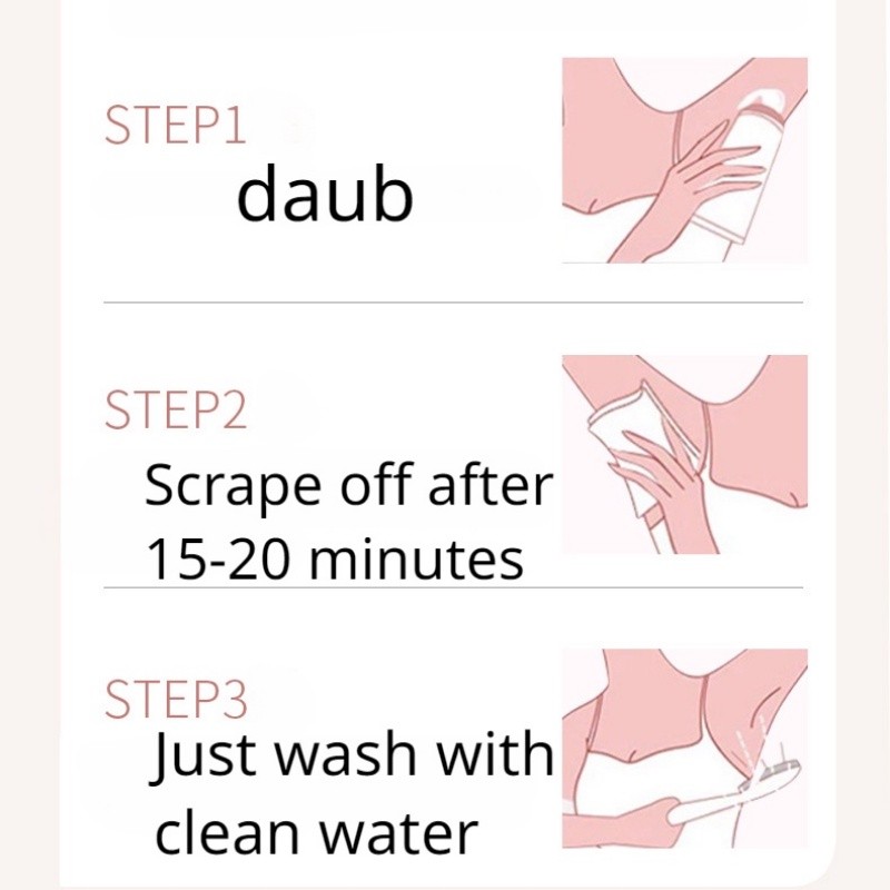 HANKEY Hair Removal Cream Gentle Skin Painless Hair Remover Armpit Legs ...