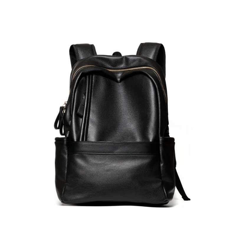 2024 1 new business men's high-end leather backpack leather backpack ...