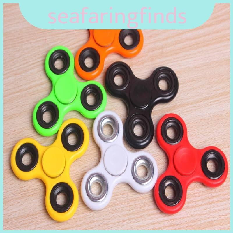 Finger Colorful Metal Gyro Adult Stress Triangular Relief Spinner ...