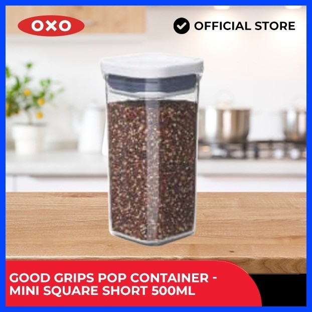 ☺ OXO Houseware Good Grips POP Container - Mini Square 500 ml | Shopee Philippines