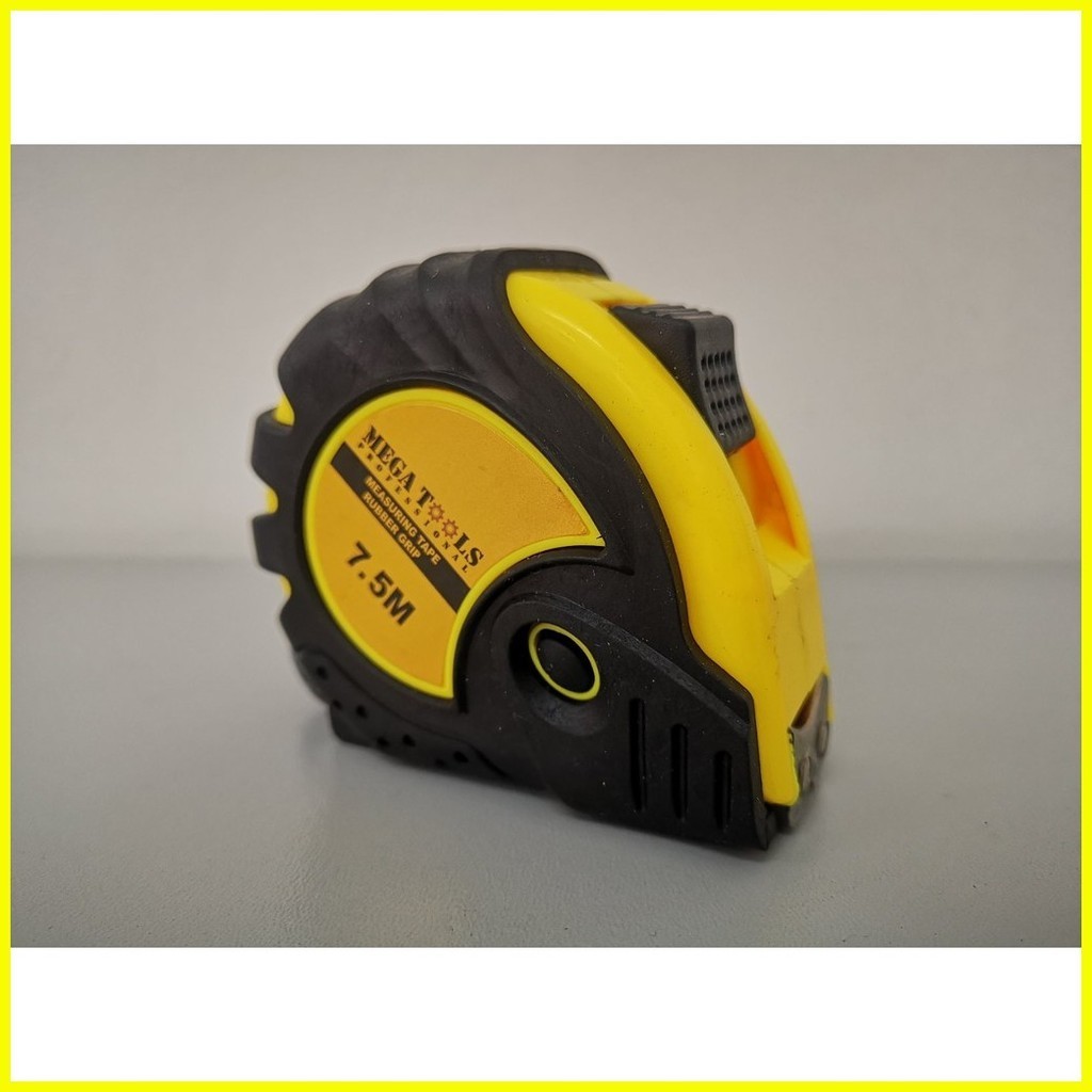 MEGA Tape Measure Rubber Grip Heavy Duty 3M/5M/7.5M MTMHD | Shopee ...