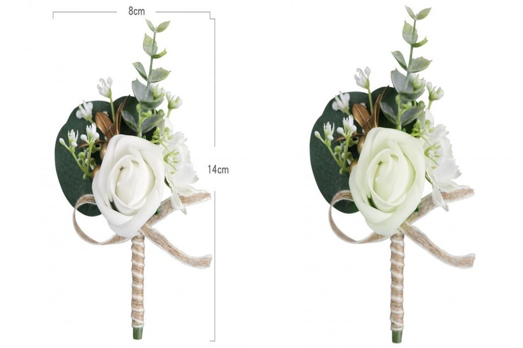 (New) Brooch Fashion Accessory Flower Pin Elegant Flower Shaped Groom ...
