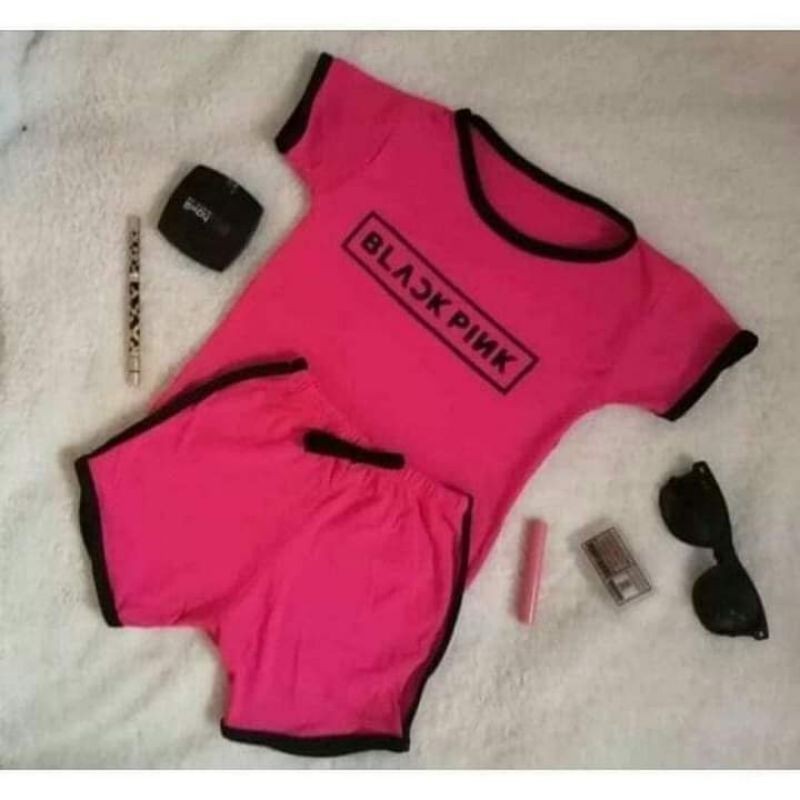 ♠ ☫ BLACK PINK TERNO FOR KIDS (2 to 5 years old) | Shopee Philippines