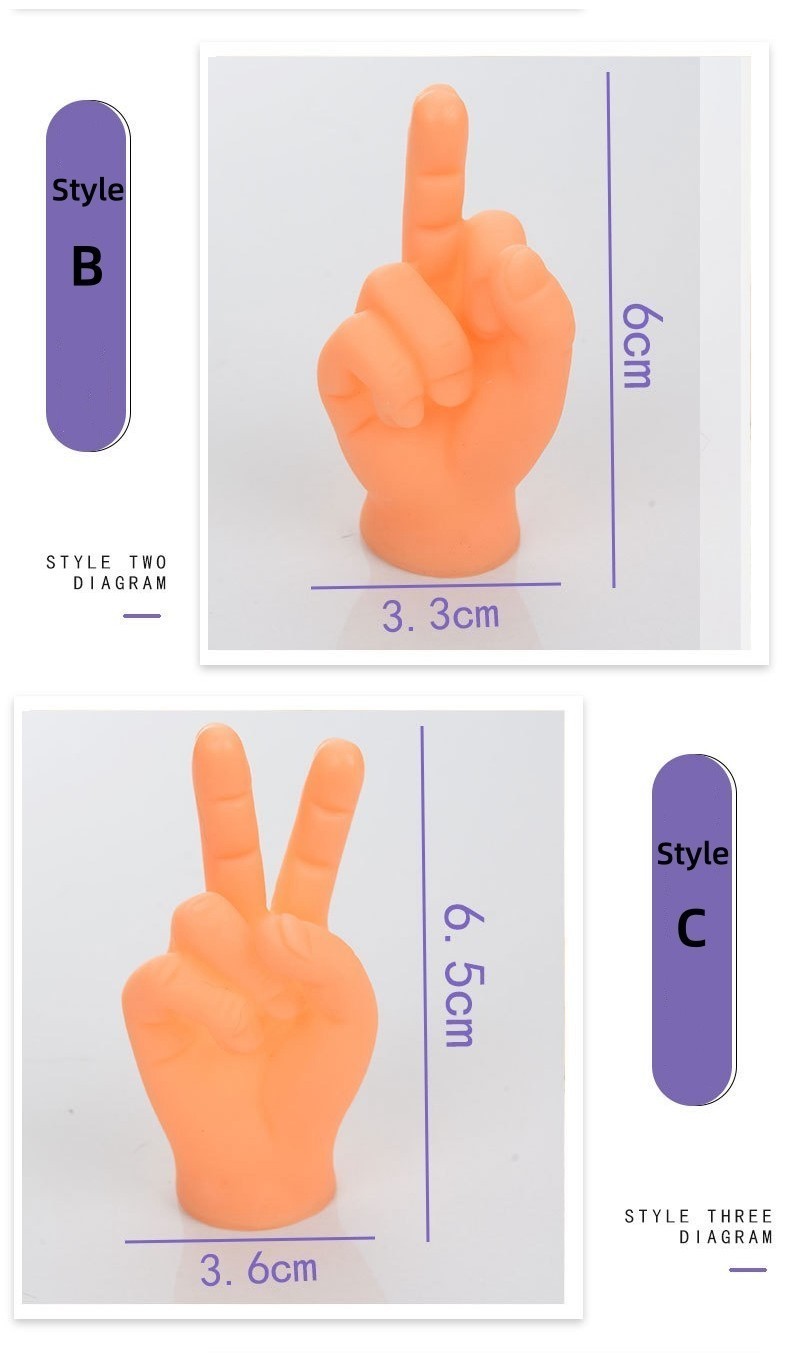 Mini Hands Model Tiny Hands Cat Massage Tool Funny Toys Miniature ...