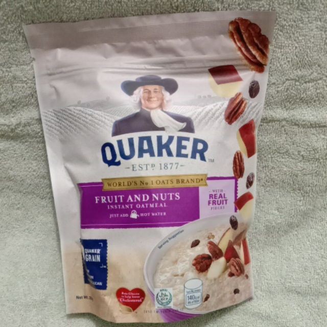 Quaker Fruit and Nuts Instant Oatmeal 350g | Shopee Philippines