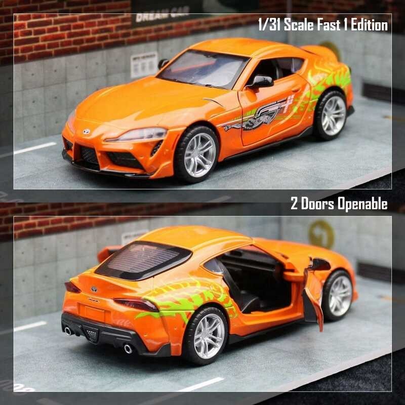 Furious Fast & 9 Toyota GR Supra Racing Car Toy For Children 1/32 ...