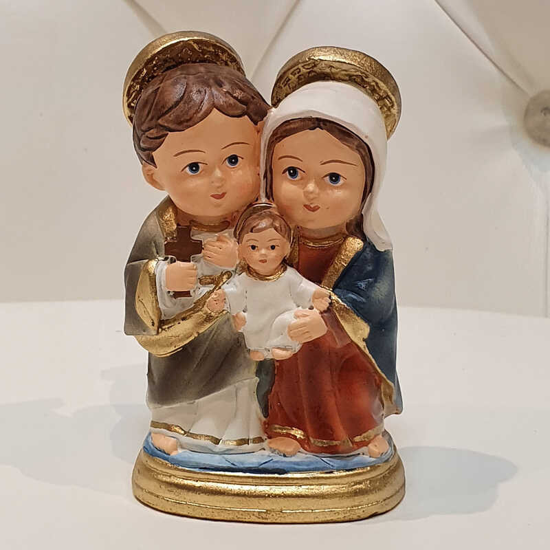 EAS Bambini Chibi #1 Mini Holy Family Statue (mama Mary, St. Joseph ...