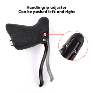 1 Pare Road Bike Lever Alloy Bicycle RB Hiden Cable Drop Bar Brake ...