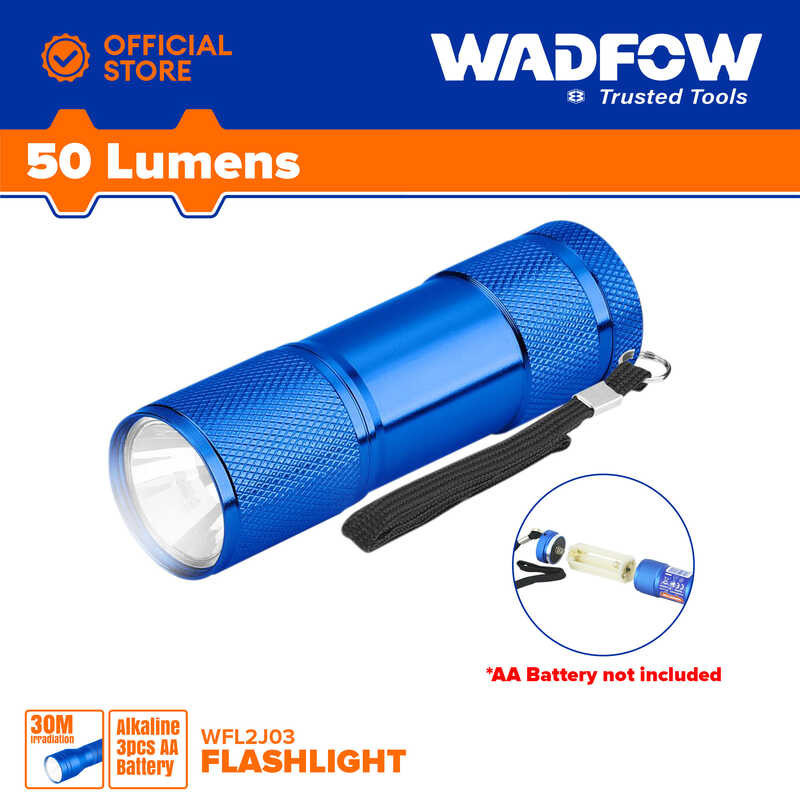 WADFOW Flashlight 50 [UNK] 90 Lumens 2AAA 3AAA Emergency Work Handheld ...