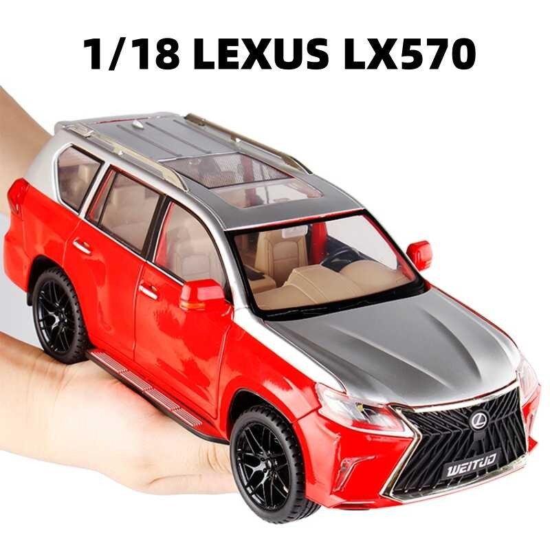 1/18 Lexus Lx570 SUV Sport Toy Car Diecast Metal Model Miniature Pull ...