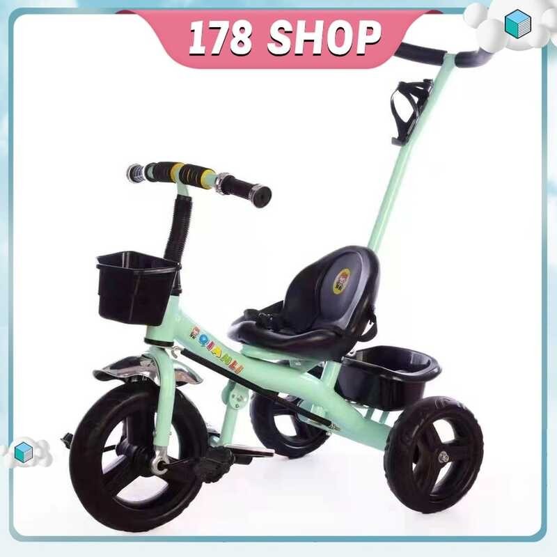 Babae 3 wheel Trolley Bicycle 1-5 Years Old Large Stroller na may Front ...