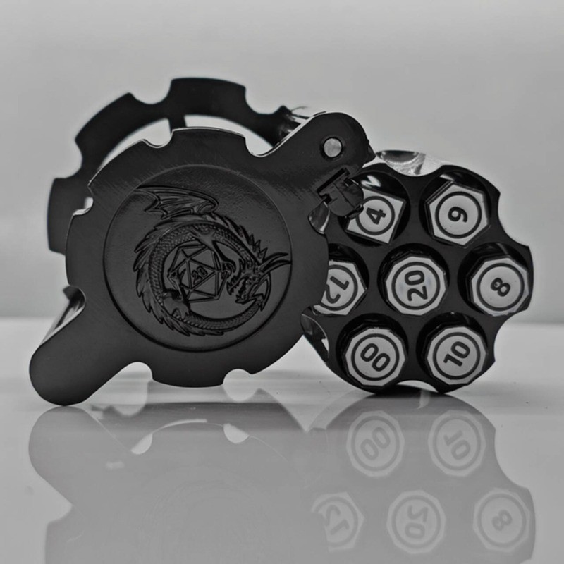 Revolver Metal Bullet Dice Set Warhammer 40K Set of Seven Dice D6DICE ...