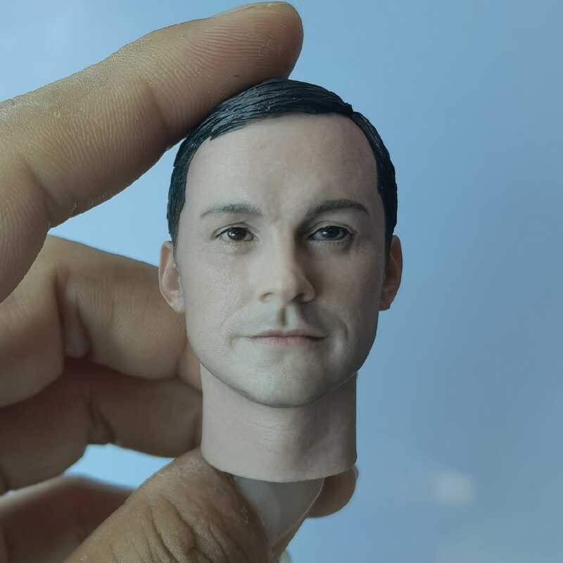 1/6 Soldier Head Carving Model D80147 Captain Male Soldier Head Carving ...
