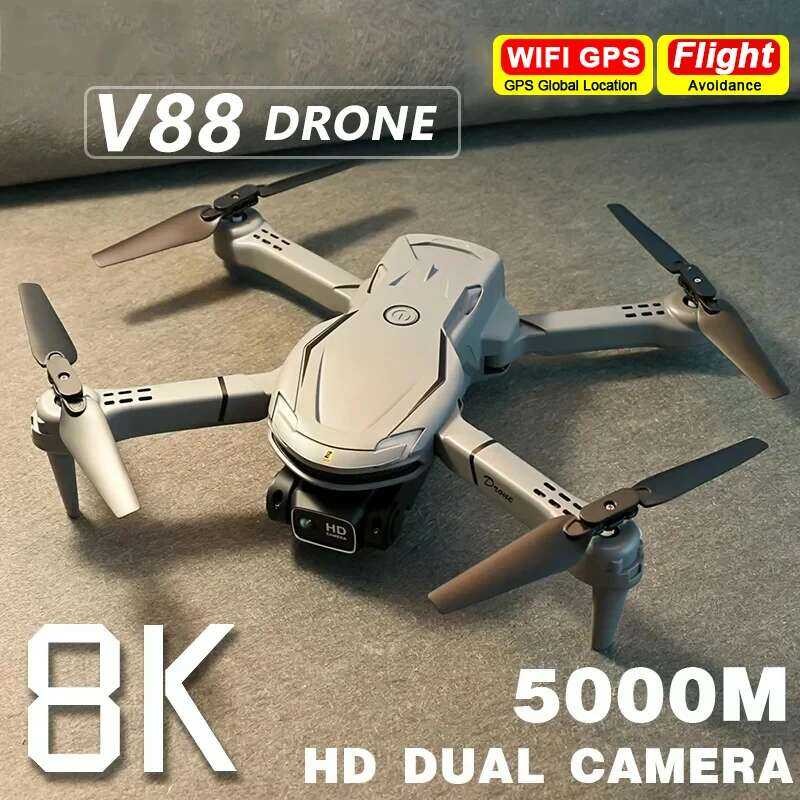 Yy Mini V88 Drone 8K 5G GPS Professional Aerial Photography Remote Control Aircraft HD Dual ...