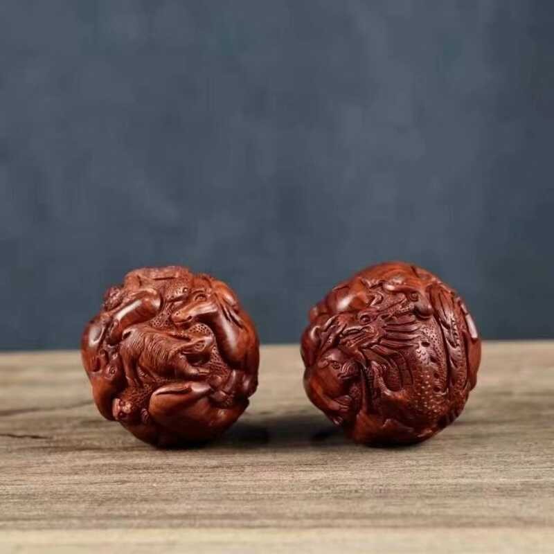 Lao Huanghua Pear 12 Zodiac Handball Massage Cultural and Fitness Ball ...