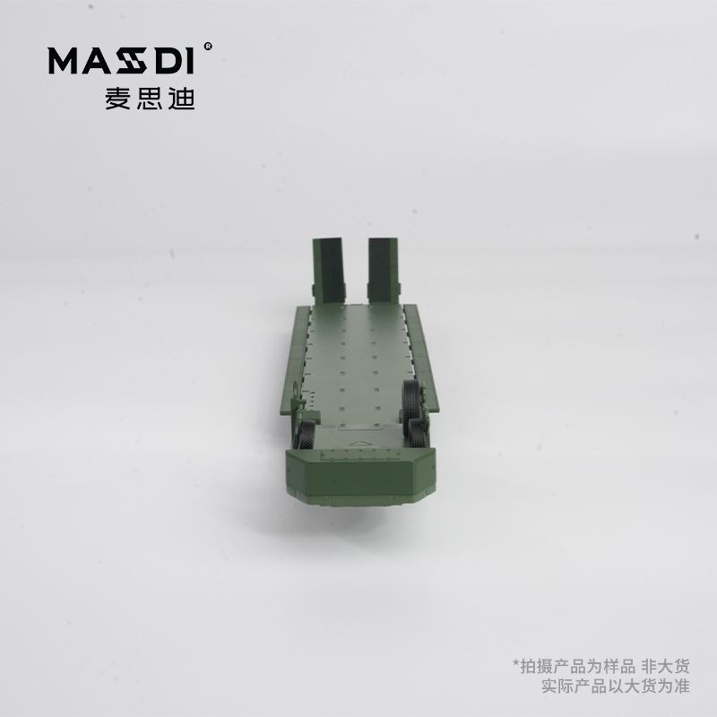 MASDI 1:64 Eight-Axis Semi-Low Bed Truck Simulation Alloy Car Model ...