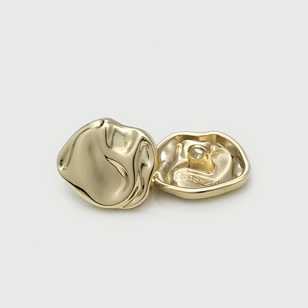 Unique Irregular-Shaped Metal Buttons with Antique Finish | Multi-Size ...