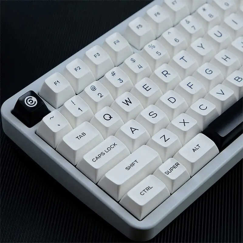 160 Keys BOW SA Profile Keycaps G PBT Keycap Black White Double Shot ...