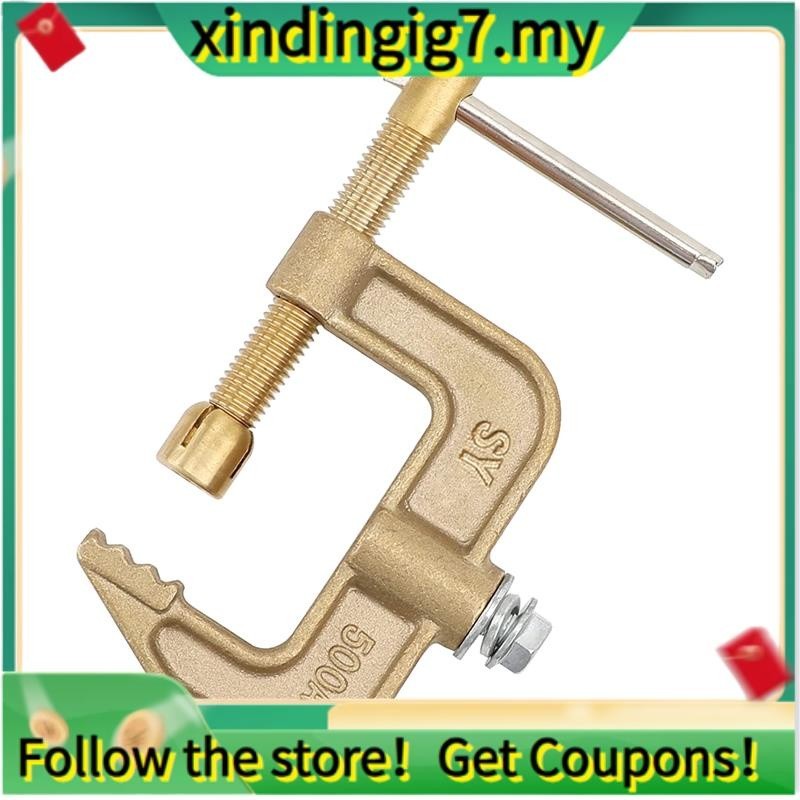 Welding Ground Clamp, 500A Current G-Type Solid Brass Ground Clamp ...