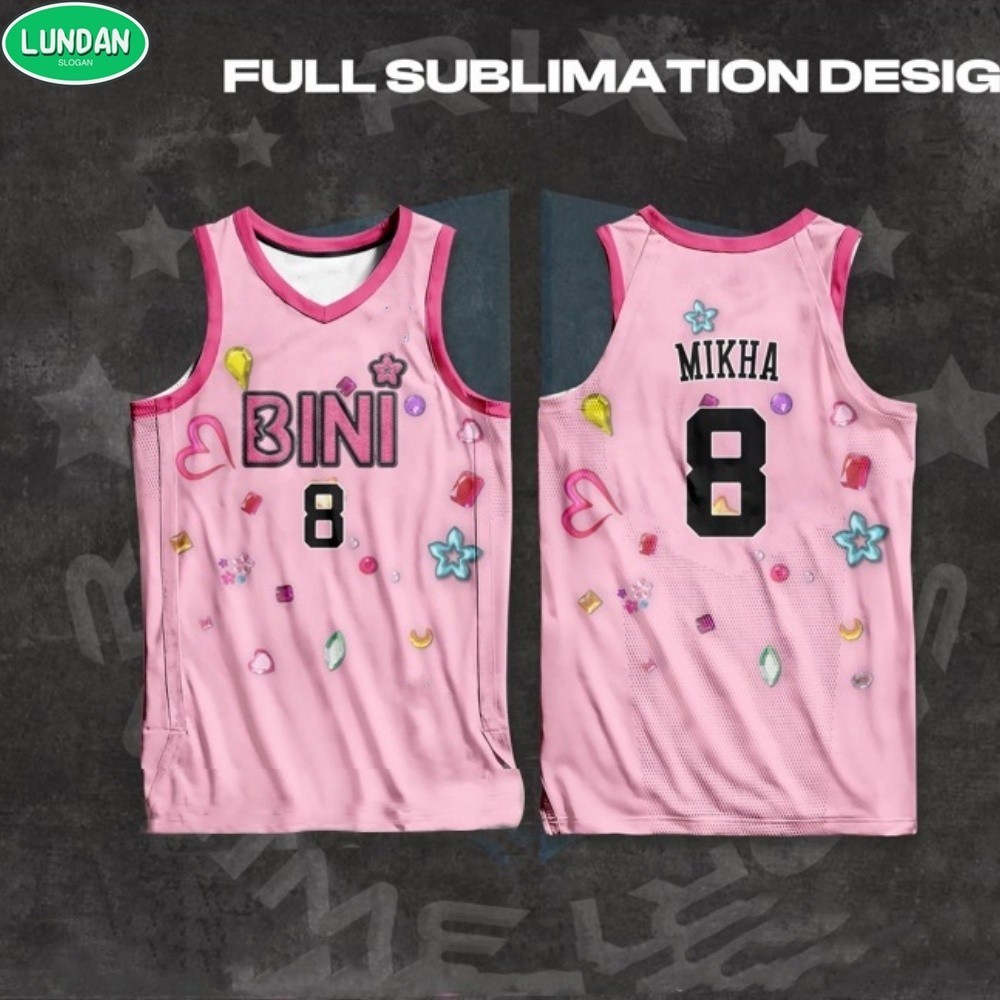 BINI JERSEY Custom Made (BINI MEMBERS’ NAMES & NUMBERS ONLY) Unisex ...