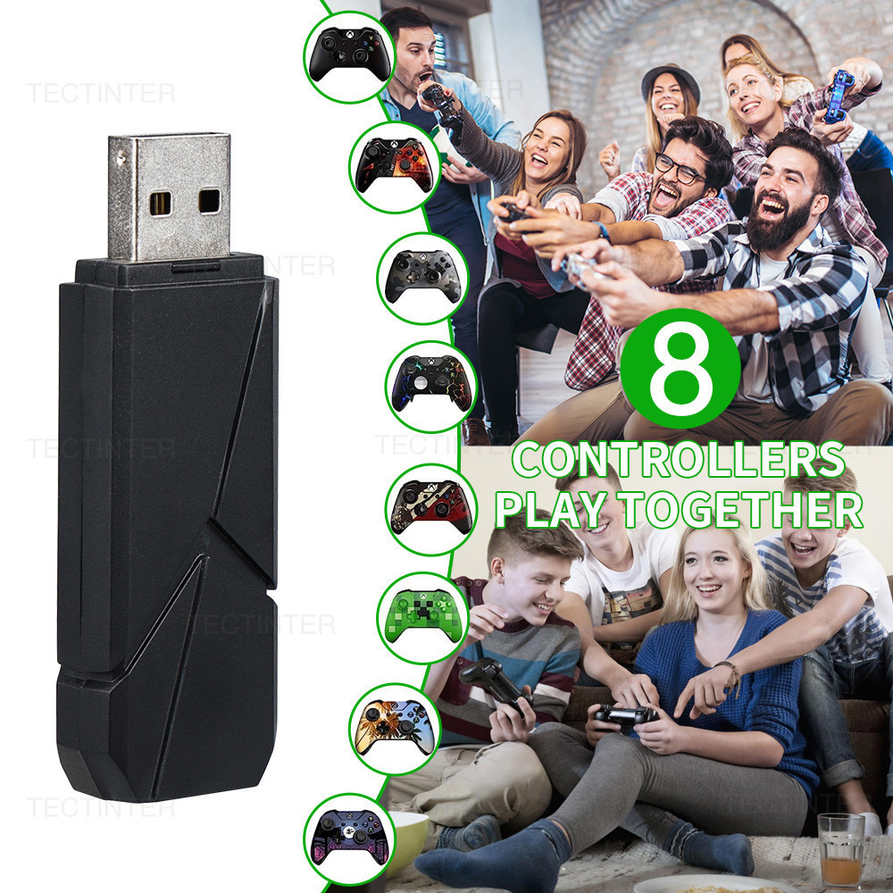 Wireless Adapter Dongle For Xbox One Controller USB 2nd Generation ...
