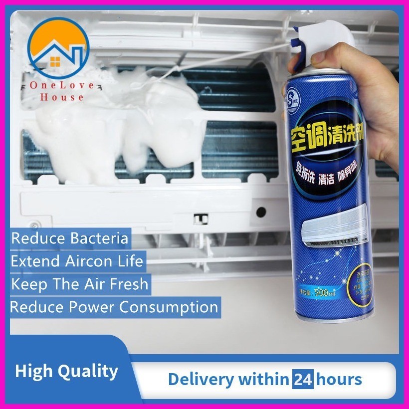 500ML Aircon Cleaner spray for Home/Car Air con cleaning unclog aircon ...
