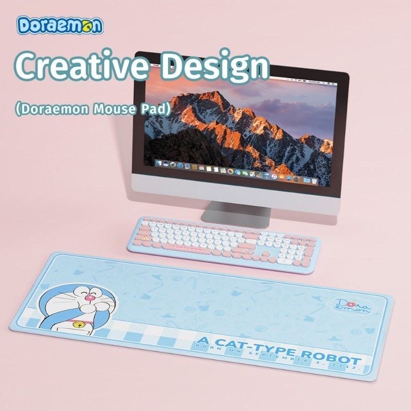 Doraemon Sweetheart Mouse Pad Cartoon Cute Oversized Locking Rubber ...